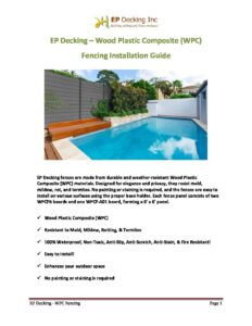 WPC-Fencing-Installation-Guide | EP Decking